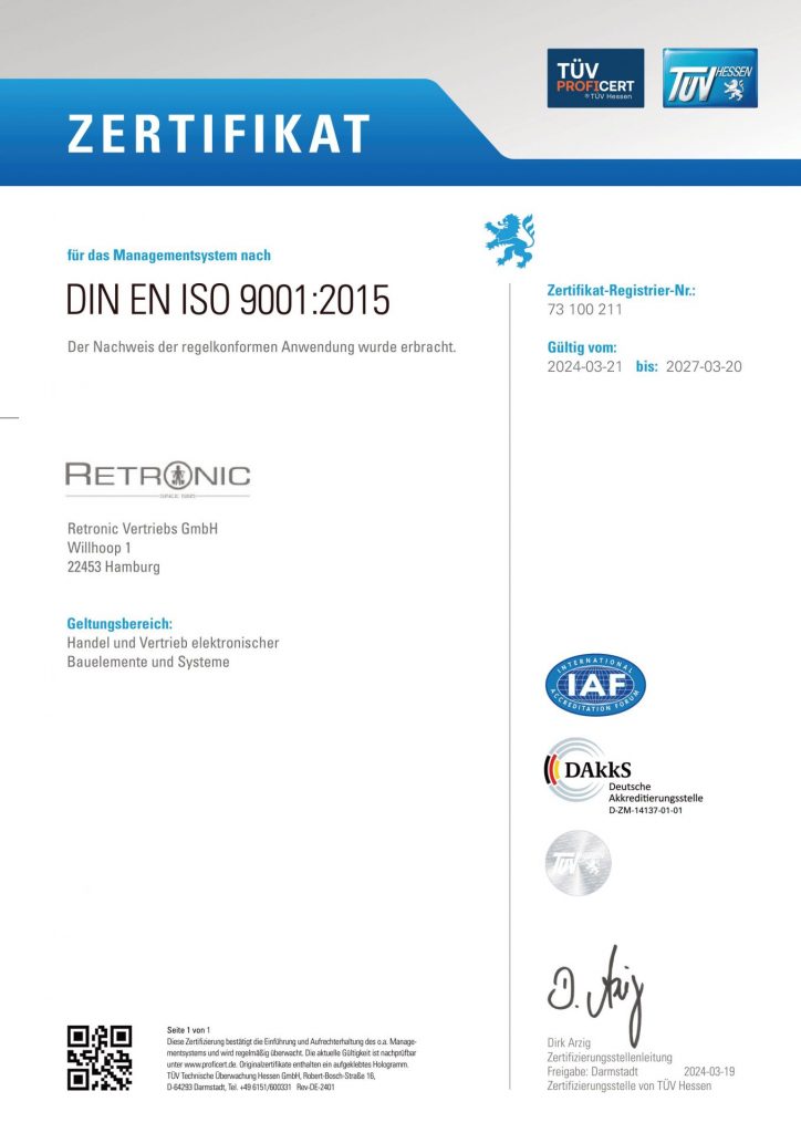 Über uns - Retronic Vertriebs GmbH